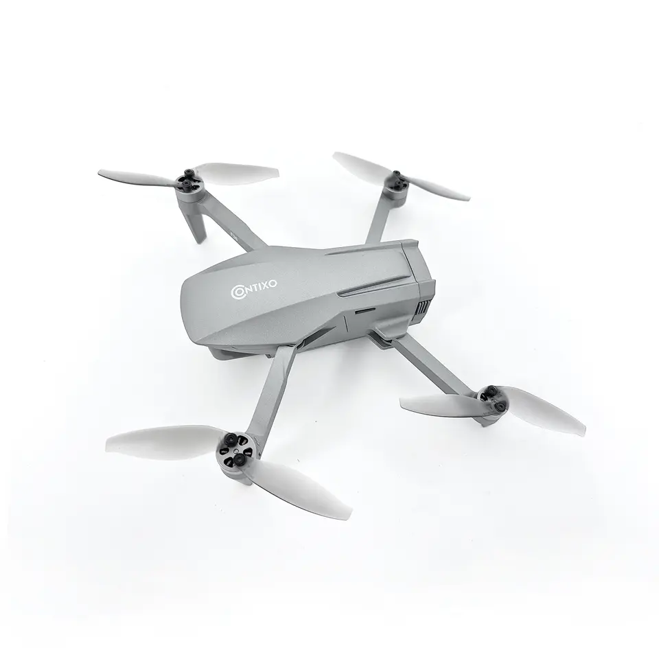 Free Shipping Contixo F36 GPS Mini Drone with Camera 4K UHD 3 Axis Gimbal RC Quadcopter Brushless Motor Foldable Design FPV Auto Return Smart Features Beginners Enthusiasts Silver Walmart