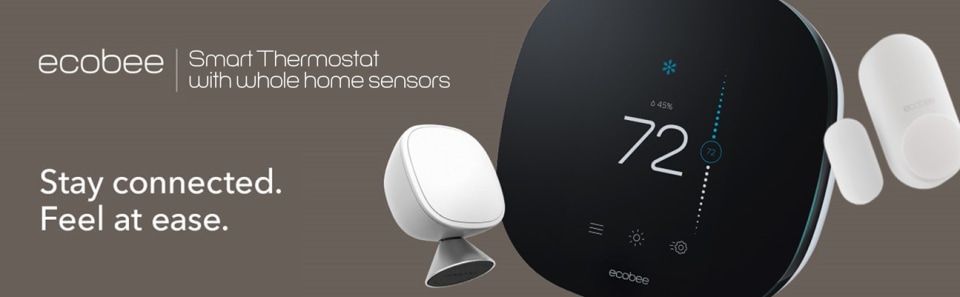 Ecobee 3 lite Smart Thermostat with whole home sensors