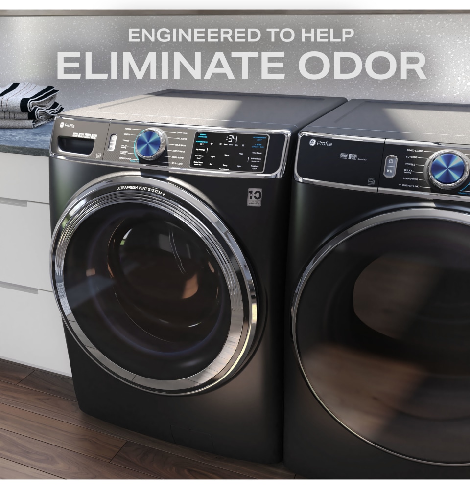 GE Profile™ 5.3 Cu. Ft. Carbon Graphite Front Load Washer - Mr. Dryer ...