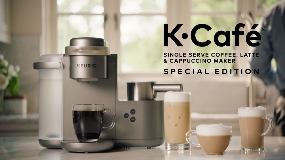 Keurig K-Cafe Special Edition Nickel, Single Serve K-Cup Pod Coffee ...