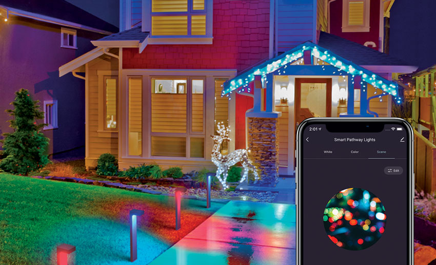 Atomi Smart Color Changing LED Pathway Lights, 4-pack Starter Kit ...