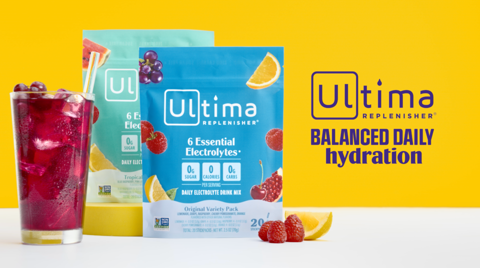 Ultima Replenisher Keto & Sugar Free Watermelon Electrolyte Powder ...