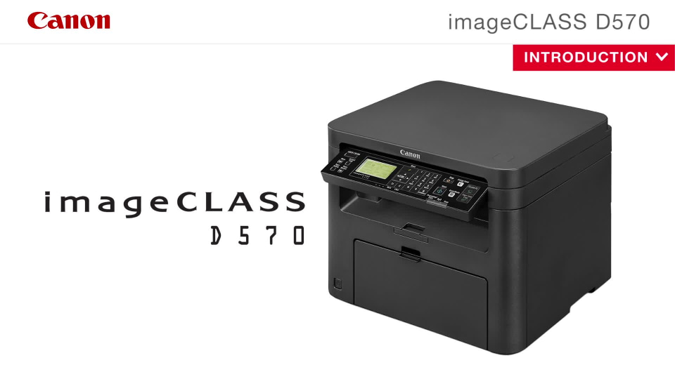 Canon, CNMICD570, imageClass D570 3-in-1 Laser Printer, 1 Each ...