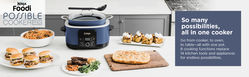 Ninja Foodi PossibleCooker PRO 8.5 Quart Multi-Cooker with Steam and ...