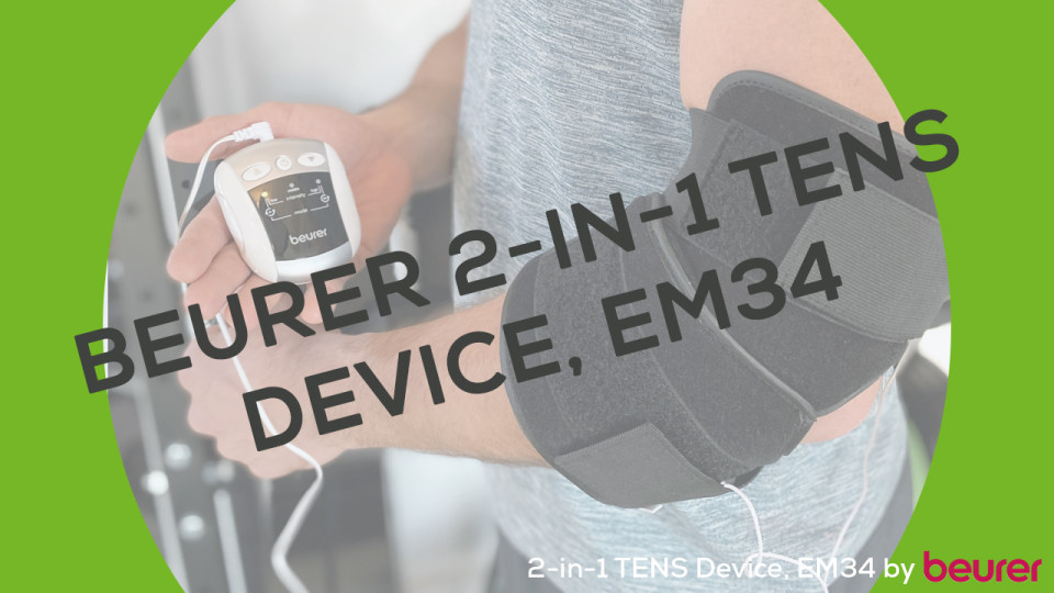 Beurer 2-in-1 TENS Device for Knee & Elbow with Universal Cuff ...
