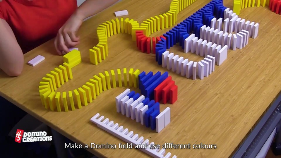 H5 Domino Creations 100-Piece Set by Lily Hevesh | Fun Family Game for ...