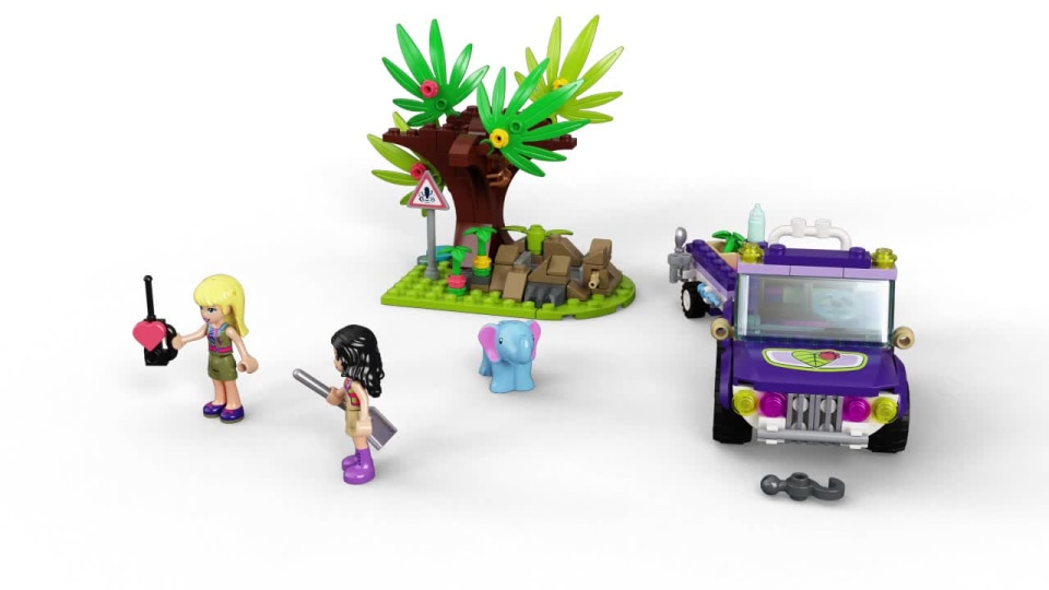LEGO Friends Baby Elephant Jungle Rescue 41421 Building Toy for Kids ...