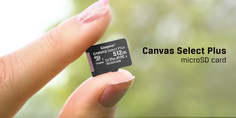 Kingston 128GB microSDXC Canvas Select Plus 100MB/s Read A1 Class 10 UHS-I Memory Card + Adapter ...