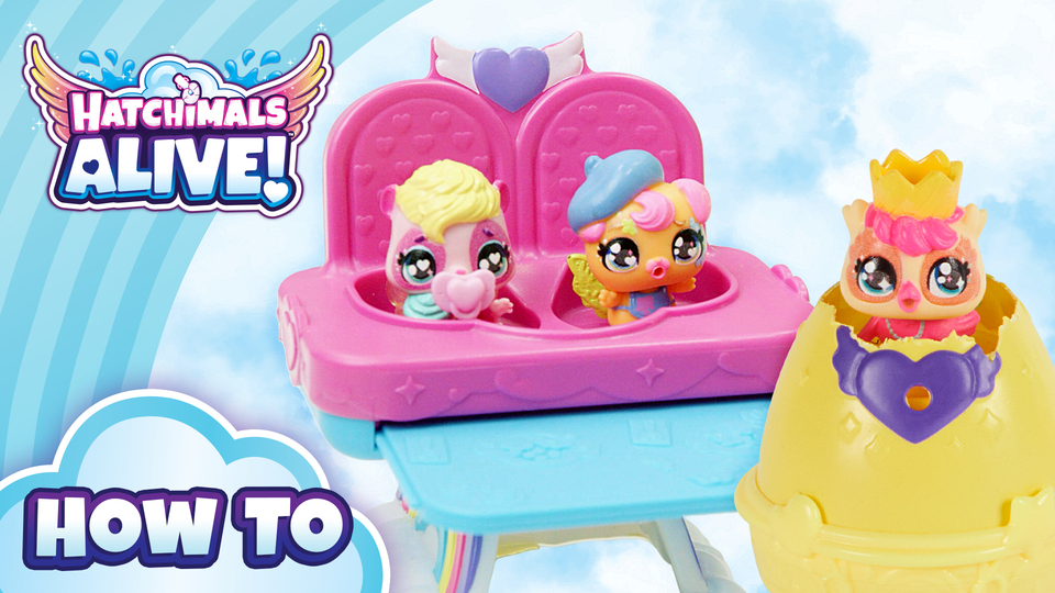 Hatchimals Alive Hatch N' Stroll Playset with Stroller - Walmart.com