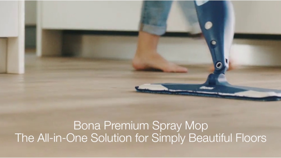 Bona Premium Spray Mop, with Hardwood Floor Cleaner & Refillable ...