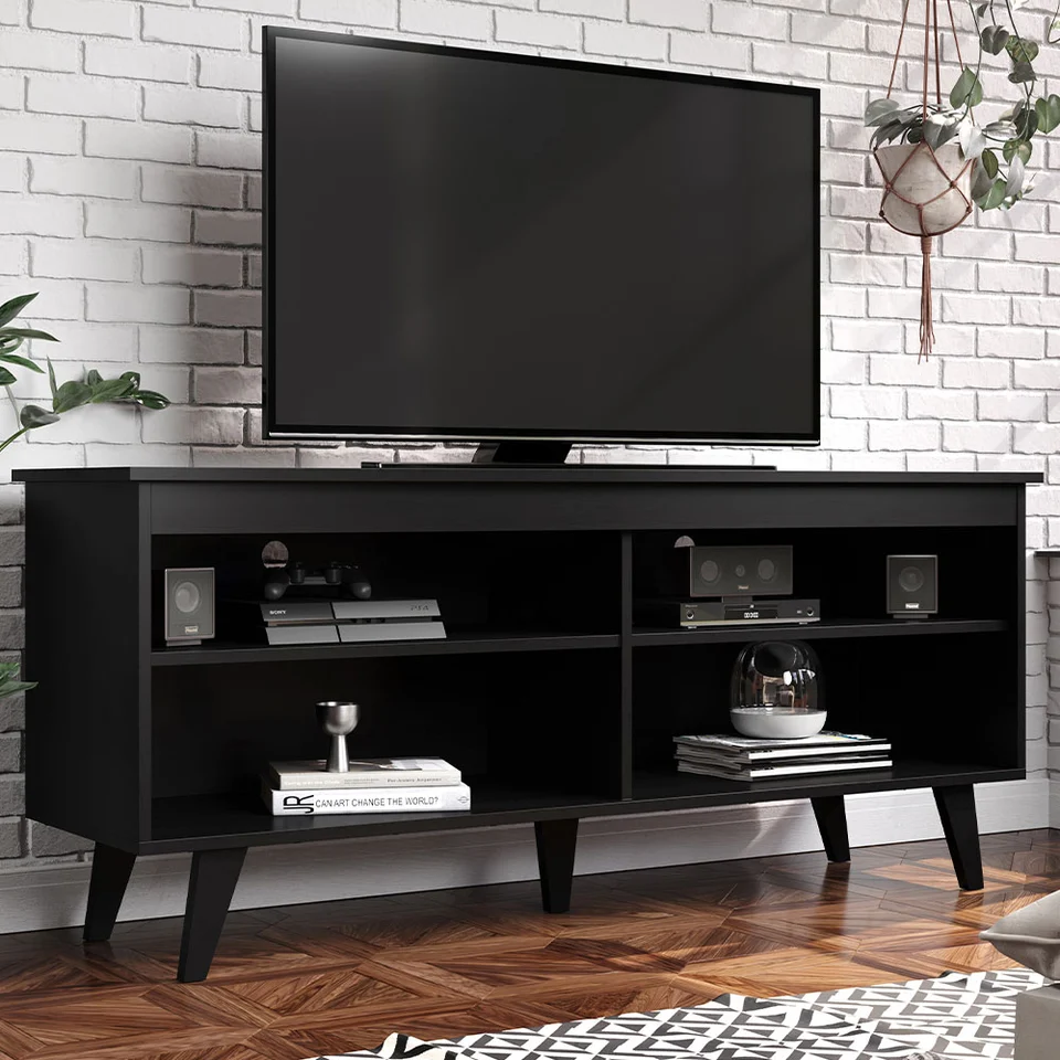 Tv stands in store at walmart store