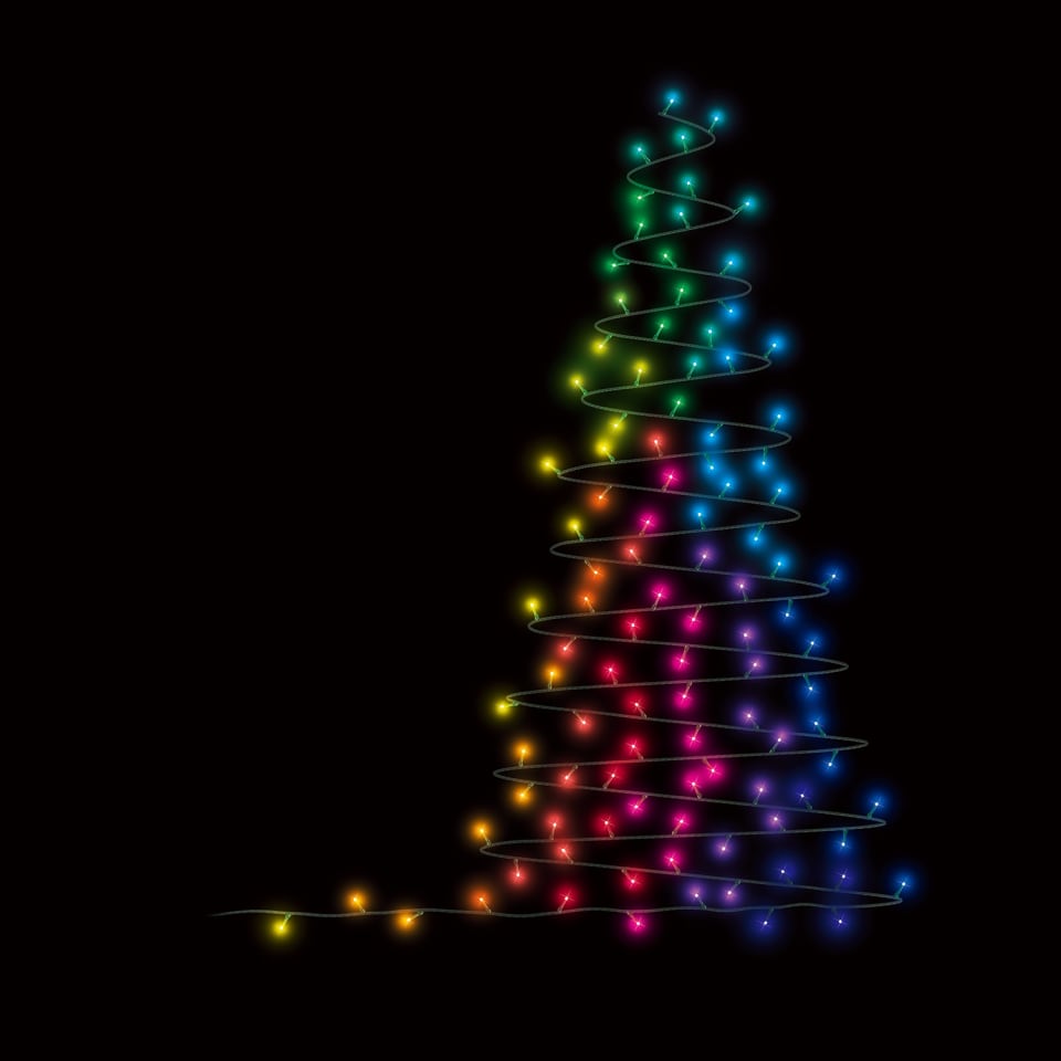 Twinkly App-Controlled RGB Lights, 600 LED Twinkly Lights - Home Smart ...