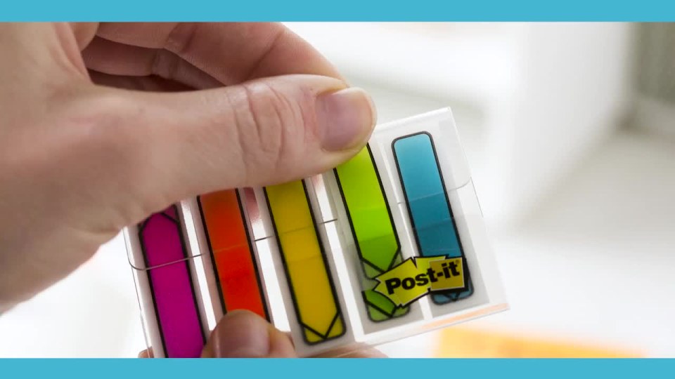 Post-It®, MMM680SH4VA, Message Flag Value Pack - 4 Dispensers Plus Two ...