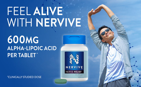 Nervive Nerve Relief Tablets, Alpha Lipoic Acid, Vitamin, 51% OFF