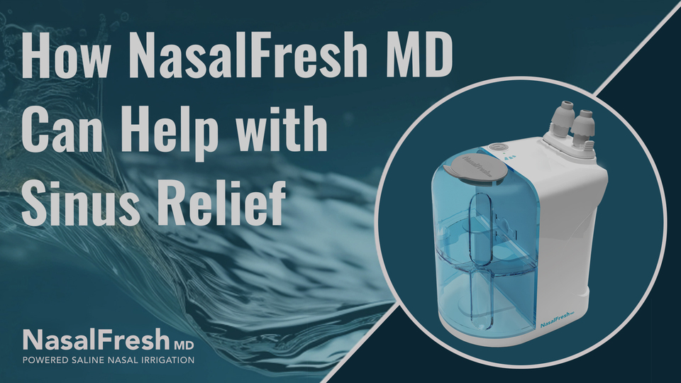 NasalFresh MD Premium Bundle Dual Powered Nasal Irrigation System for ...