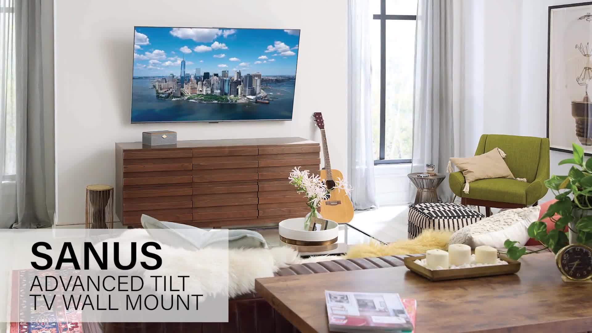 SANUS Preferred SLT4 42″-90″ Tilting TV Mount - Home Smart Camera