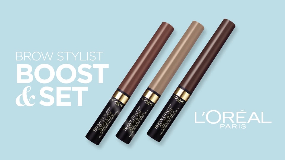L'Oreal Paris Brow Stylist Boost & Set Volumizing Brow Mascara, Blonde ...