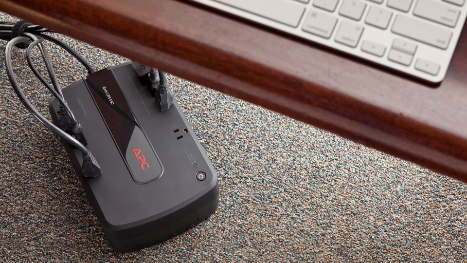 APC Back-UPS ES 8 Outlet 550VA 120V, Battery Backup, Surge Protector ...