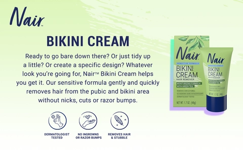 Nair bikini cream store