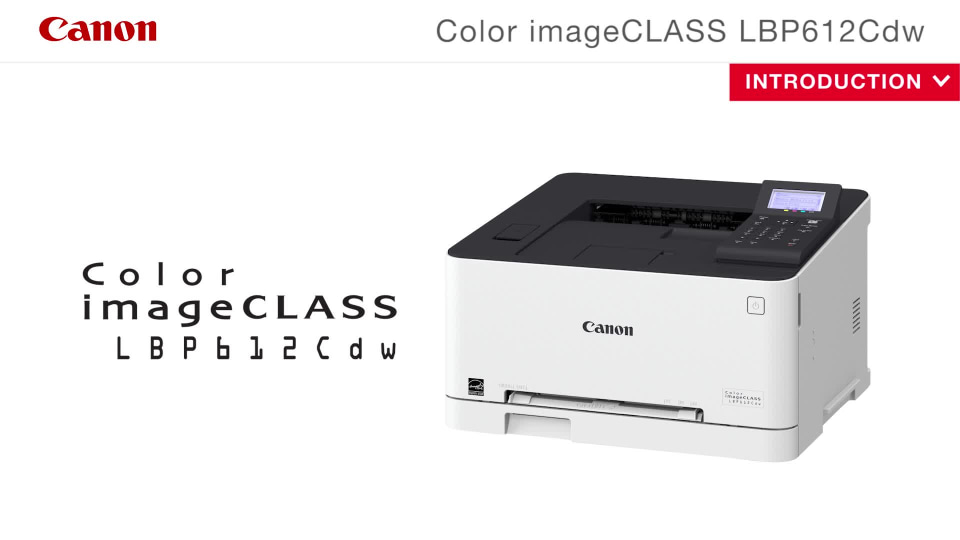 Canon, CNMICLBP612CDW, imageClass LBP612Cdw Wireless Laser Printer, 1 ...