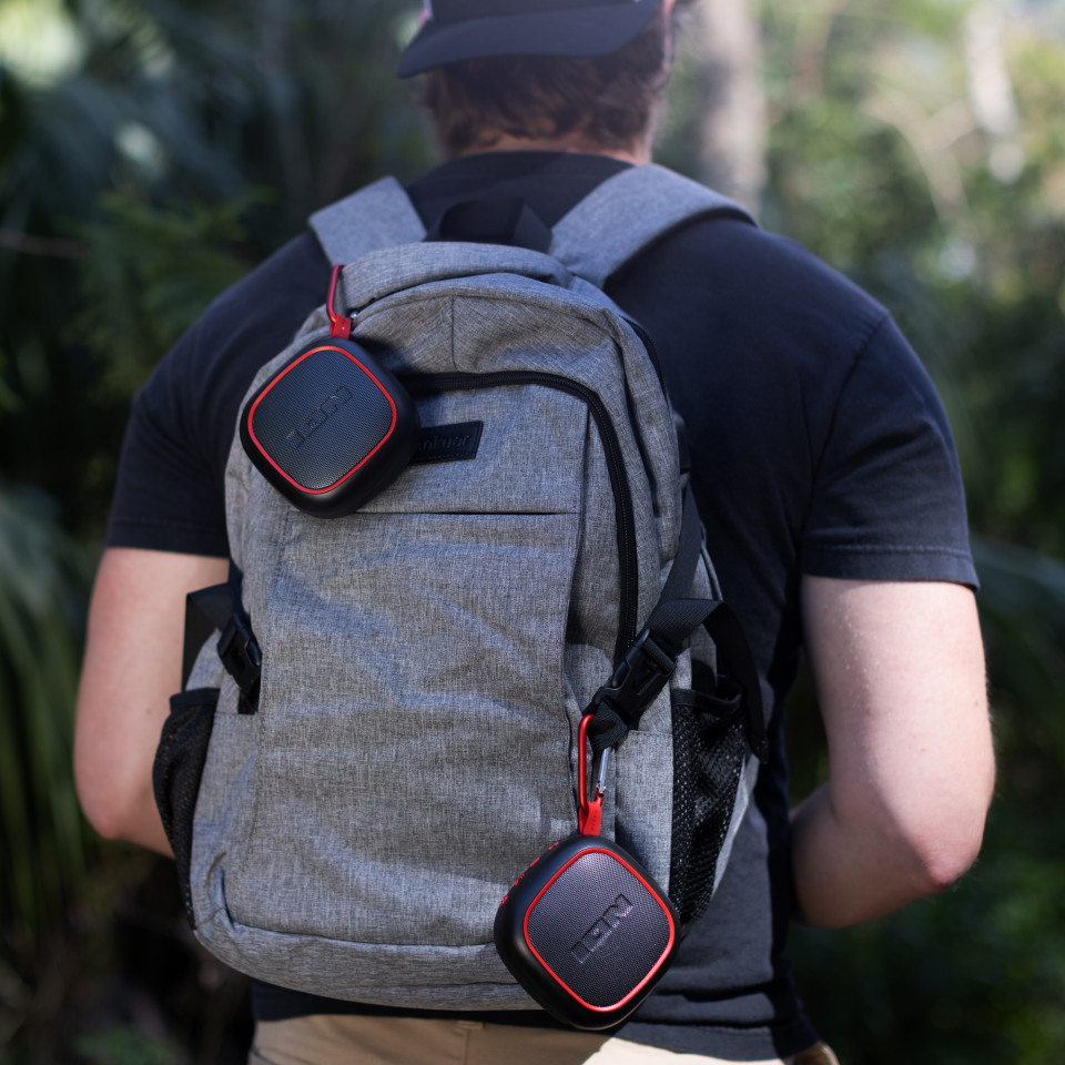 ION Audio Magnet Rocker Portable Bluetooth Speaker 2 Pack with Water ...