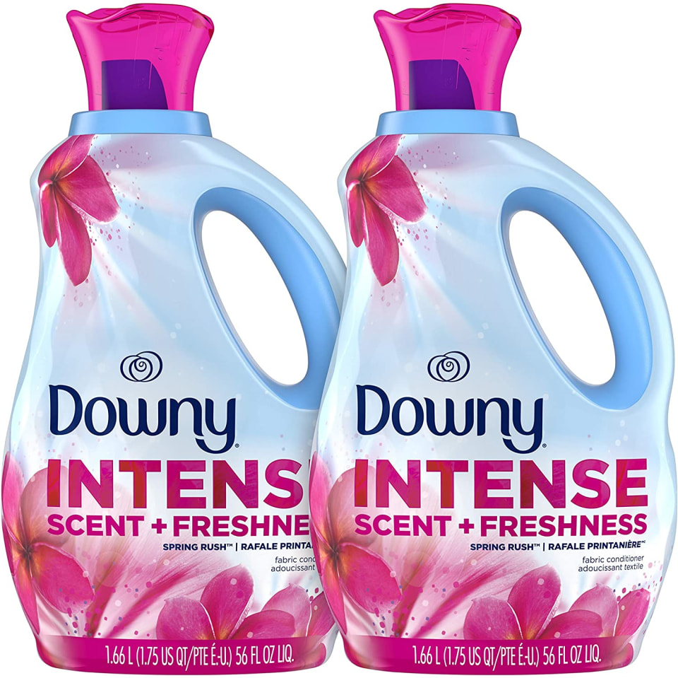 Downy Spring Rush Intense Scent & Freshness Fabric Softener, 72 Loads ...