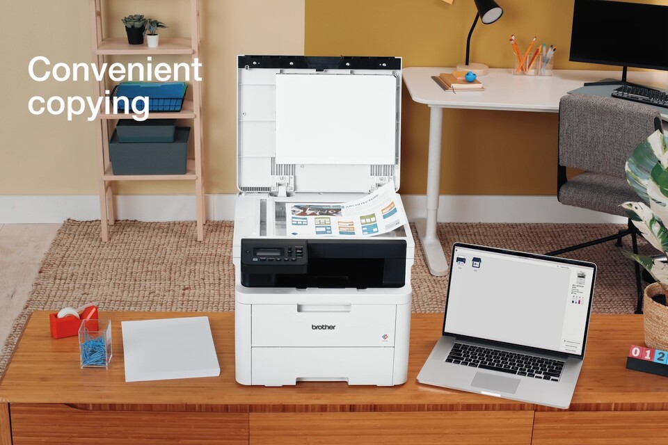 Brother All-In-One HL-L3300CDW Multifunction Digital Color Laser Printer with Scanner, Copier ...