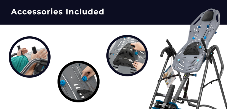 Teeter FitSpine X2 Inversion Table, Relieve Back Pain - Home Smart Camera