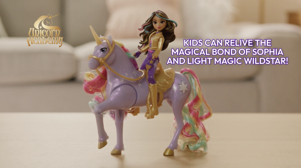 Unicorn Academy, Sophia & Light Magic Wildstar with Rainbow Light-up ...