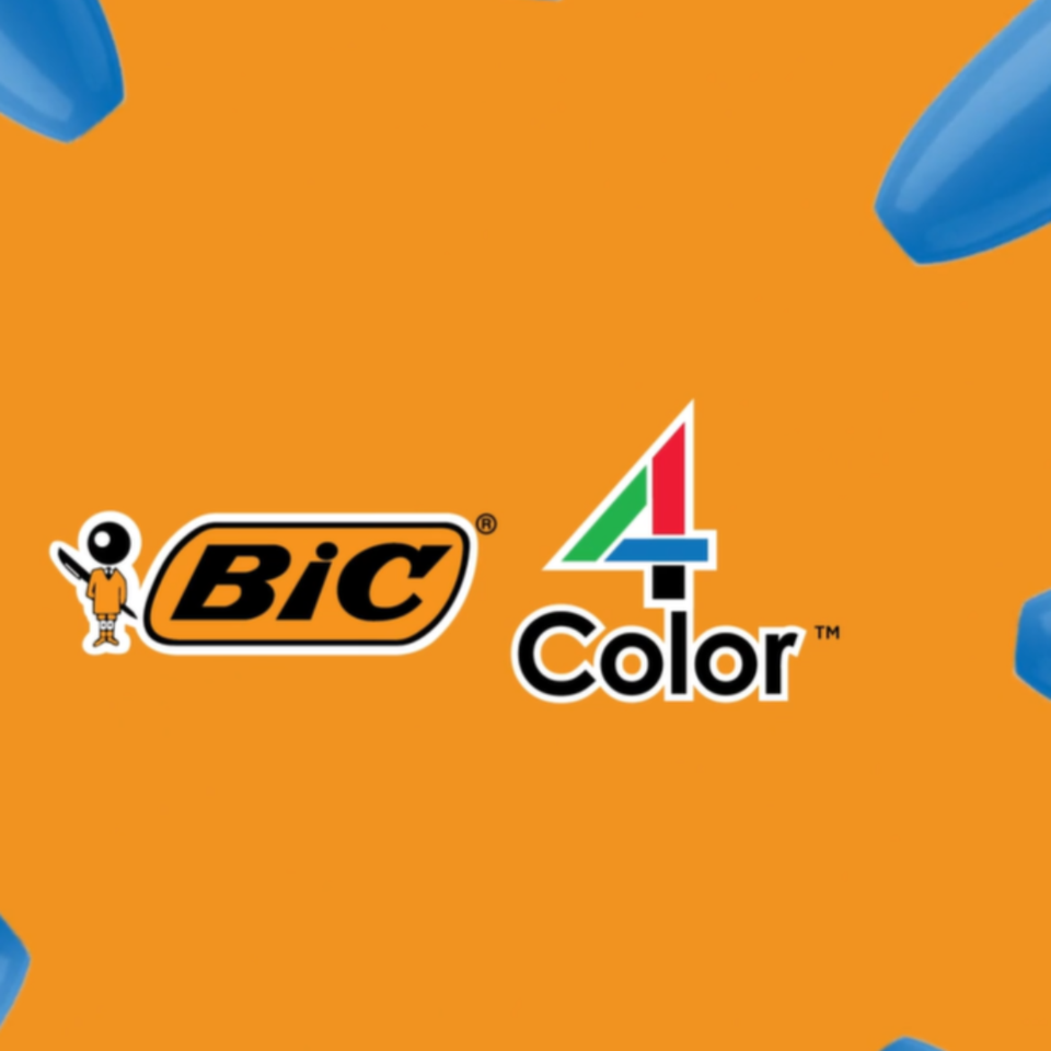 BIC 4 Color Ball Pen, Medium Point 1.0 mm, Assorted Ink, Retractable ...
