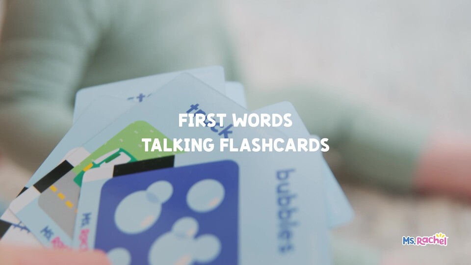 Ms. Rachel First Words Talking Flash Cards with Electronic Reader, 100 ...