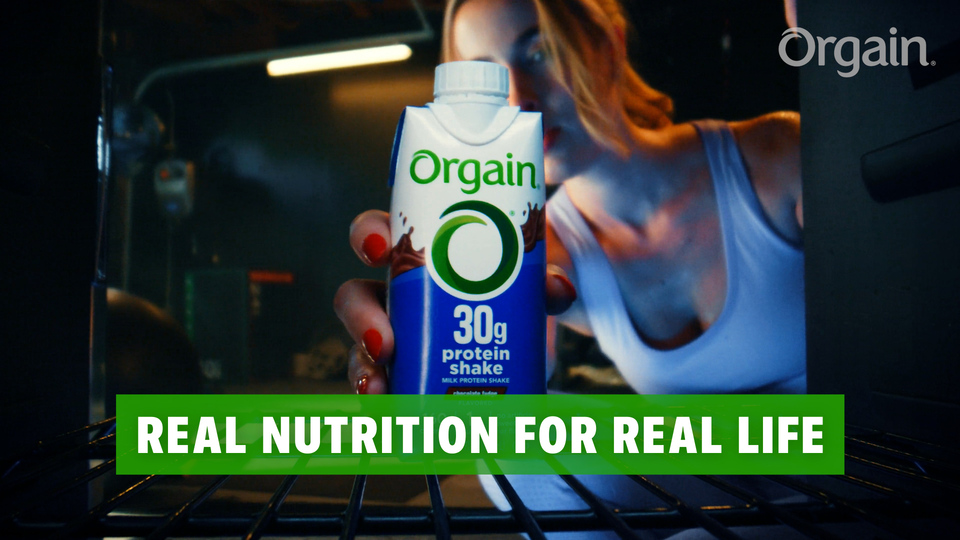 Orgain 30g Protein Shake, Dairy Based, Chocolate Fudge 11oz, 4ct - Walmart.com