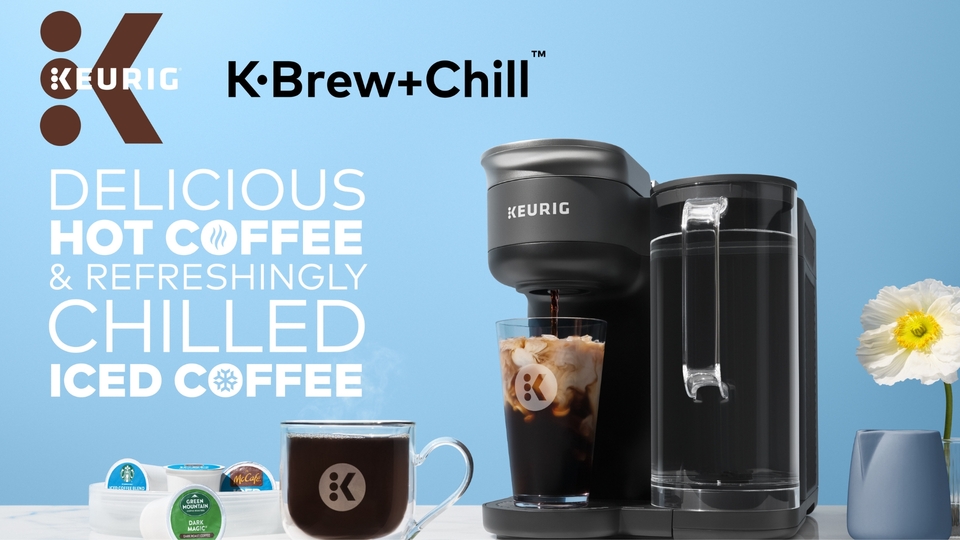 Keurig K-Brew + Chill Iced or Hot Single-Serve K-Cup Coffee Maker ...