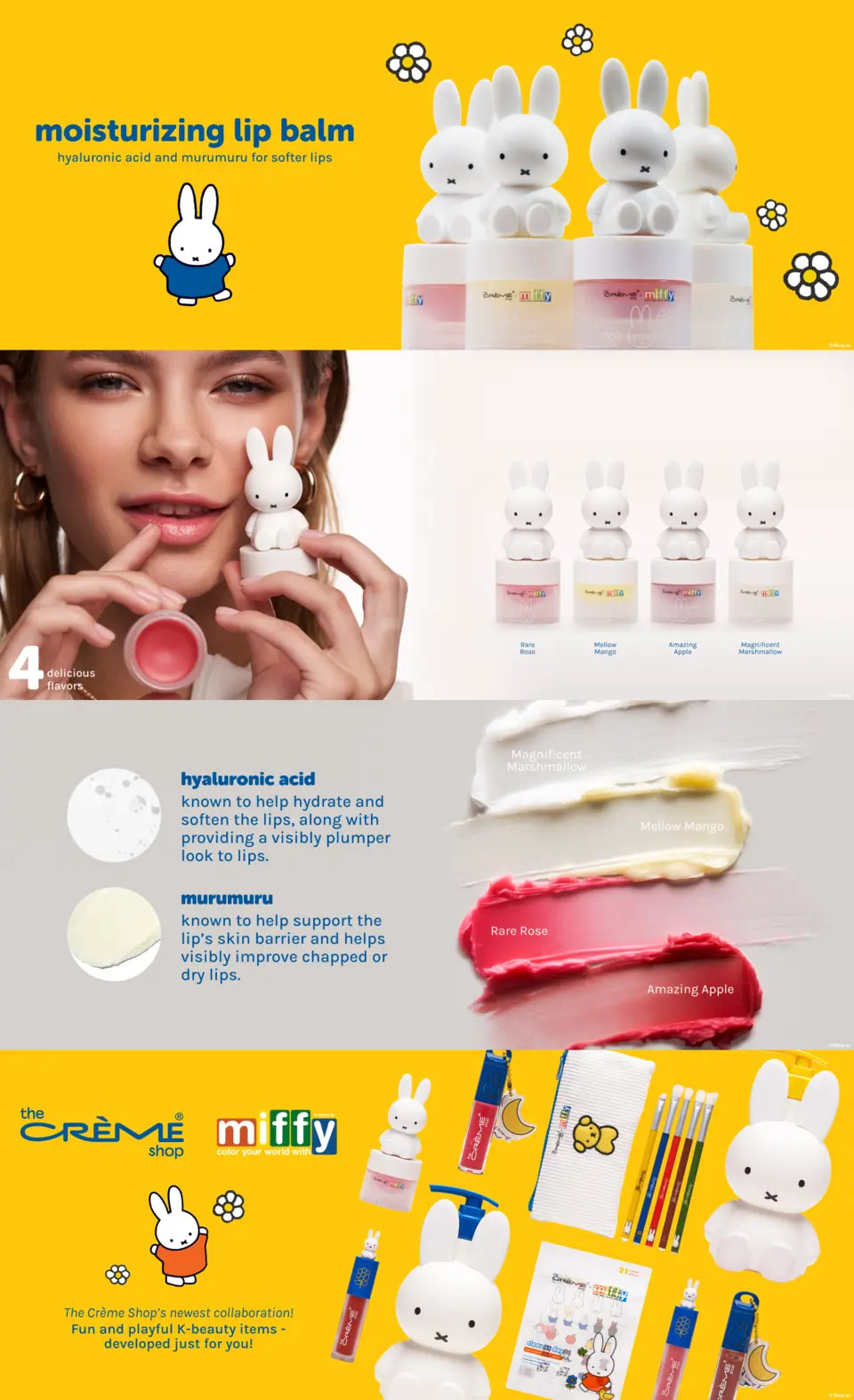 The Crème Shop - Magnificent Marshmallow Miffy Moisturizing Lip Balm ...