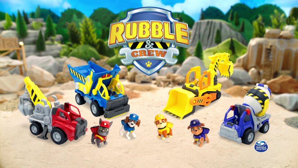 Rubble & Crew, Toddler Construction Playset, Toy Bulldozer with Rubble ...