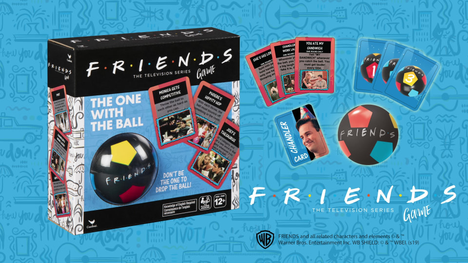 Friends '90s Nostalgia TV Show Board Card Game, The One With The Ball ...