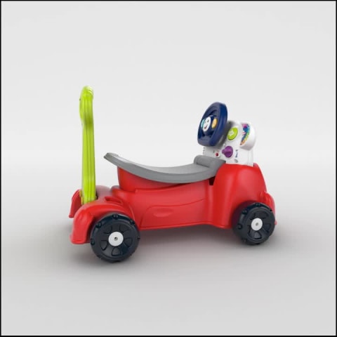 Fisher-Price Laugh & Learn 3-in-1 Smart Car Interactive Infant Walker ...