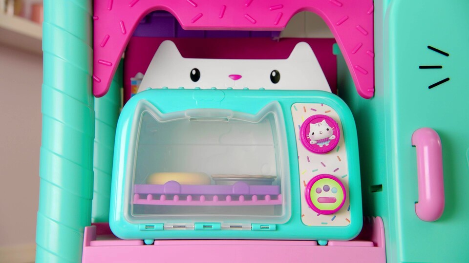 Free Shipping! Gabby's Dollhouse Bakey with Cakey Oven Toy Kitchen ...