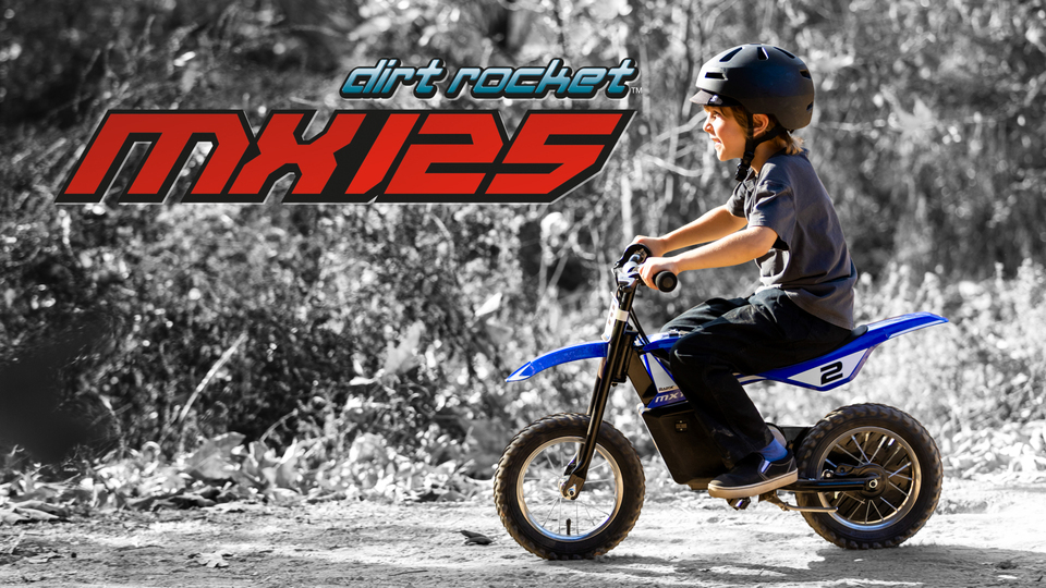 Razor Mini Youth Motocross MX125 Electric Dirt Bike - Black, Ideal for Kids 7+, 40-80 lbs with ...