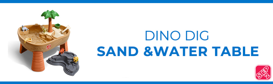 Step2 Dino Dig Sand and Water Table– Brands For Less USA