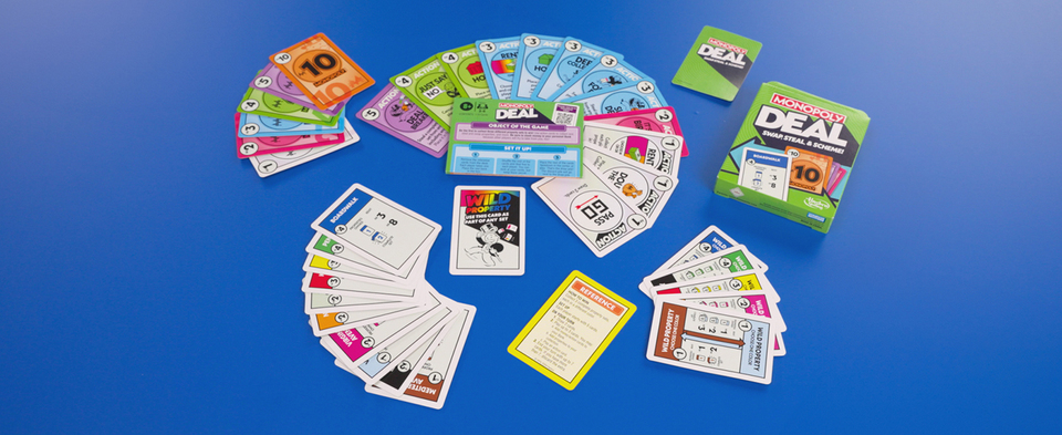 Monopoly Card Game, Quick-Playing Family Card Game for 2-5 Players Ages ...