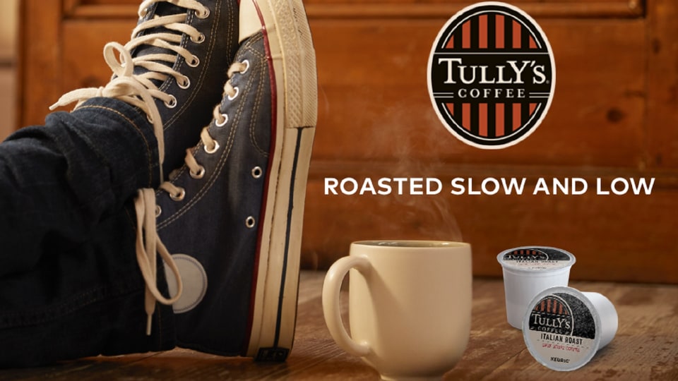 Tully's Coffee French Roast, Dark Roast, Ground Coffee, 12 oz - Walmart.com
