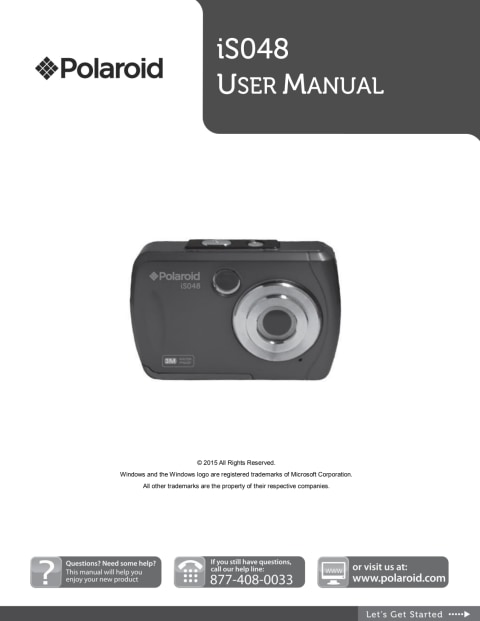 Polaroid 16MP Waterproof Instant Sharing Digital Camera - Walmart.com ...