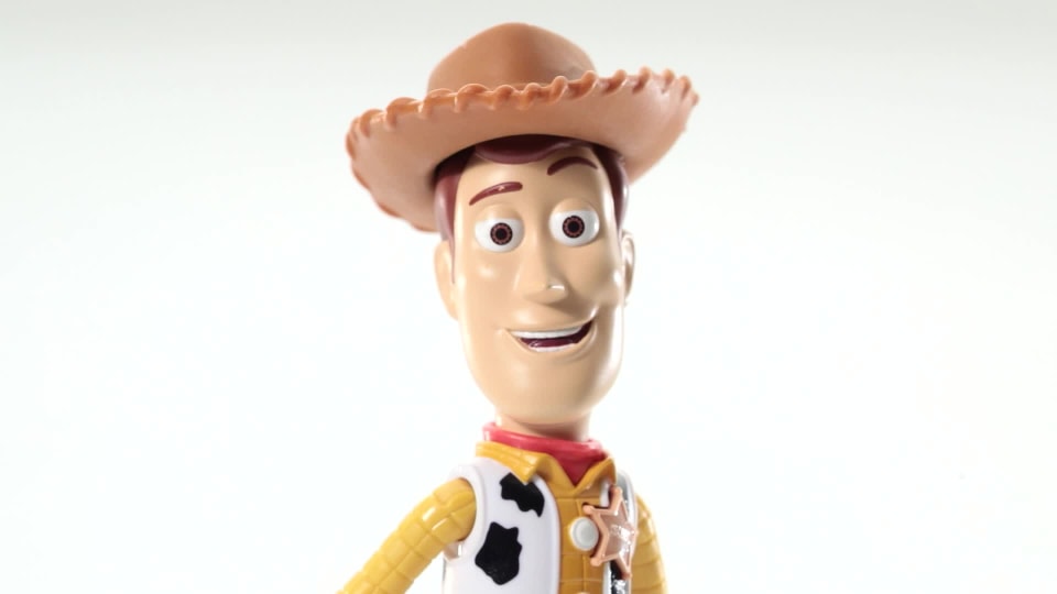 Disney Pixar Talking Toy Story Woody Figure with 15+ Authentic Phrases ...
