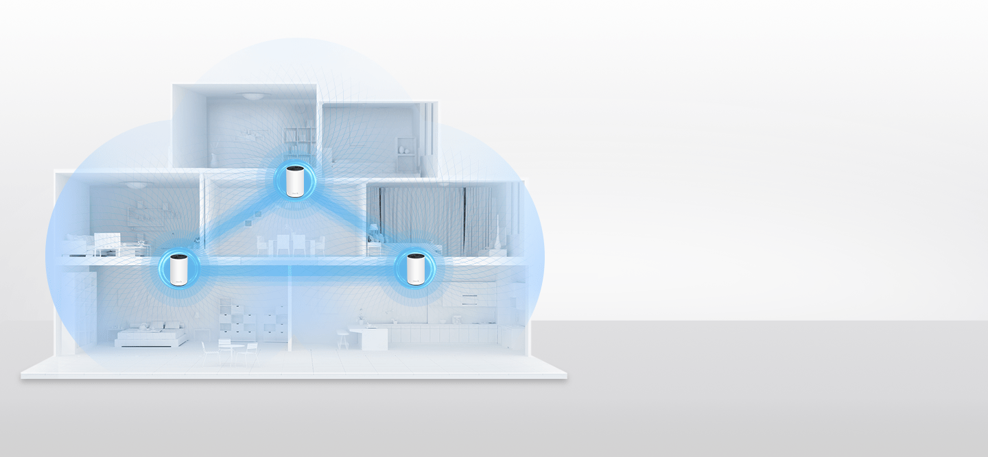 TP-Link Deco AXE5300 Wi-Fi 6E Tri-Band Whole-Home Mesh Wi-Fi System, 3 ...
