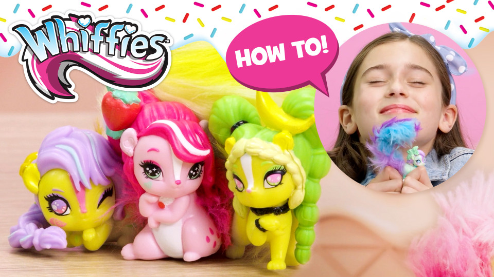 Whiffies S'mores 3-Pack, Collectible Animals with Scented Plush Tails ...