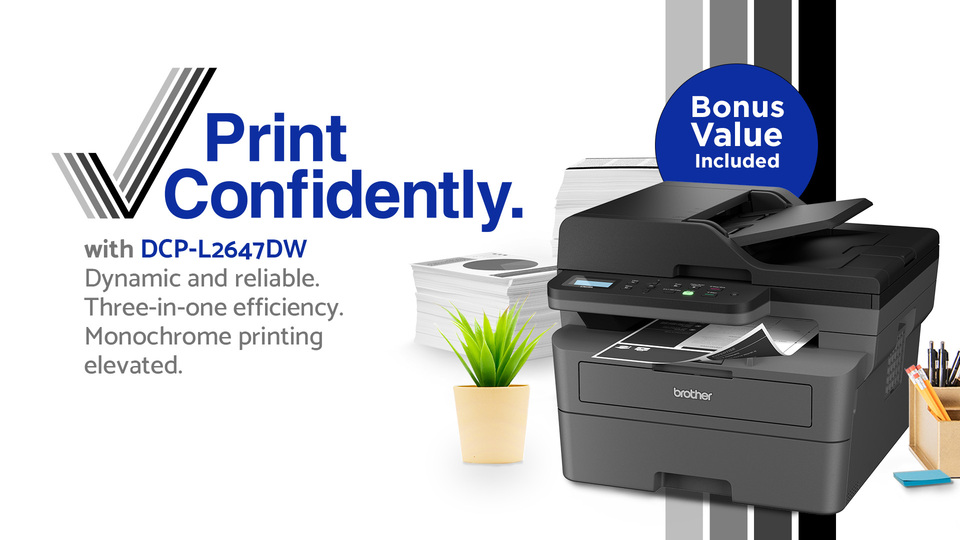 Restored BROTHER DCP-L2647DW Wireless Monochrome All-in-One Laser ...
