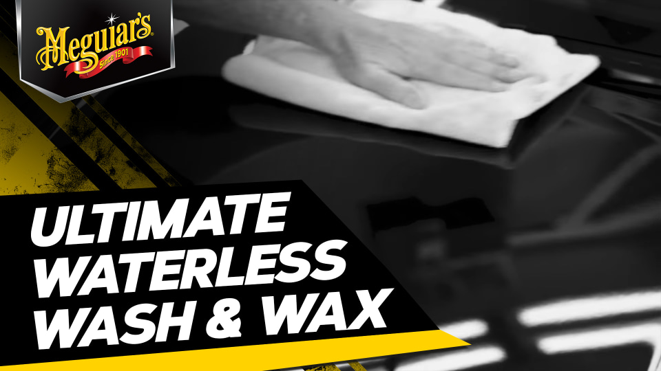 Meguiar's Ultimate Waterless Wash and Wax Spray, Hydrophobic Shine, 26 ...
