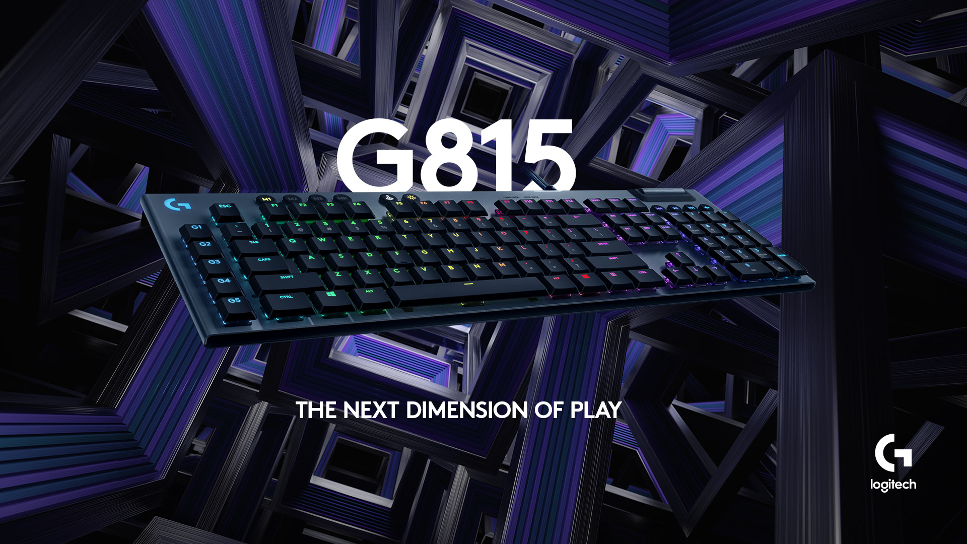 Logitech G815 Lightsync RGB Low-Profile GL Tactile Mechanical Gaming ...