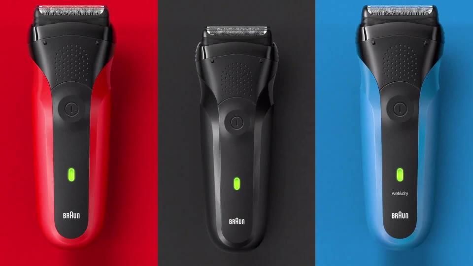 Braun Series 3 300s Rechargeable Electric Shaver, Black - Walmart.com